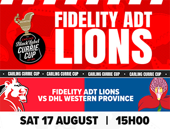 Ticketpro - Fidelity ADT Lions vs Western Province - 17th of August 2024