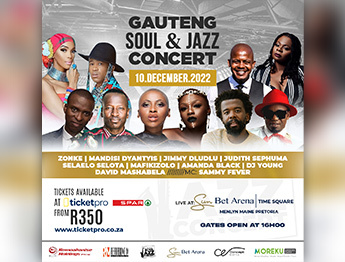Ticketpro - Gauteng Soul and Jazz Concert - 10th of December 2022