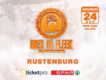 Ticketpro - Doek On Fleek Picnic Rustenburg - 24th of December 2022