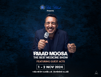 Ticketpro - Riaad Moosa The Best Medicine Show - 1st of November 2024