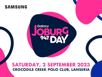 Ticketpro - Galaxy 947 Joburg Day - 2nd of September 2023